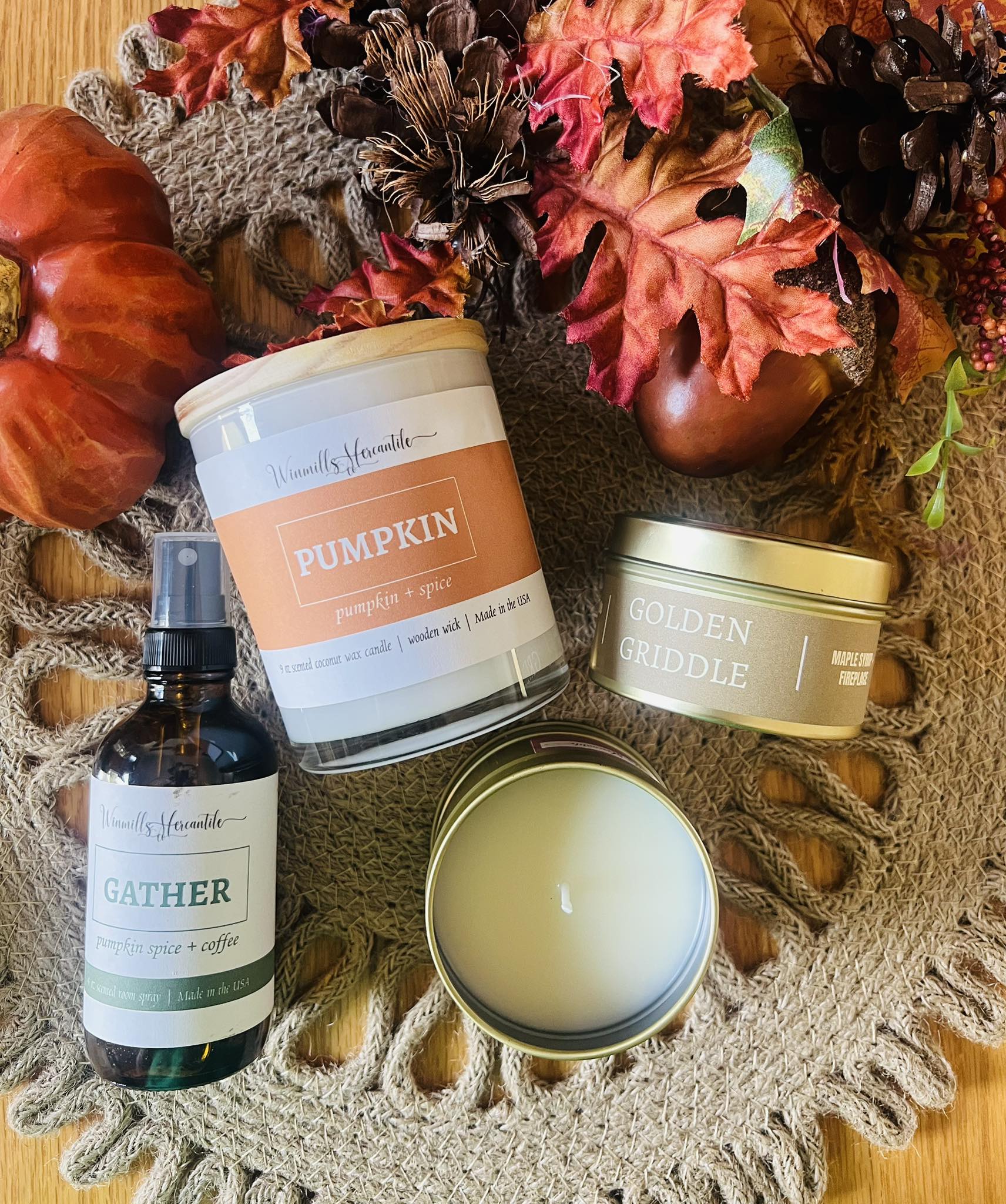 Pumpkin-Fall Candle - Winmills Mercantile